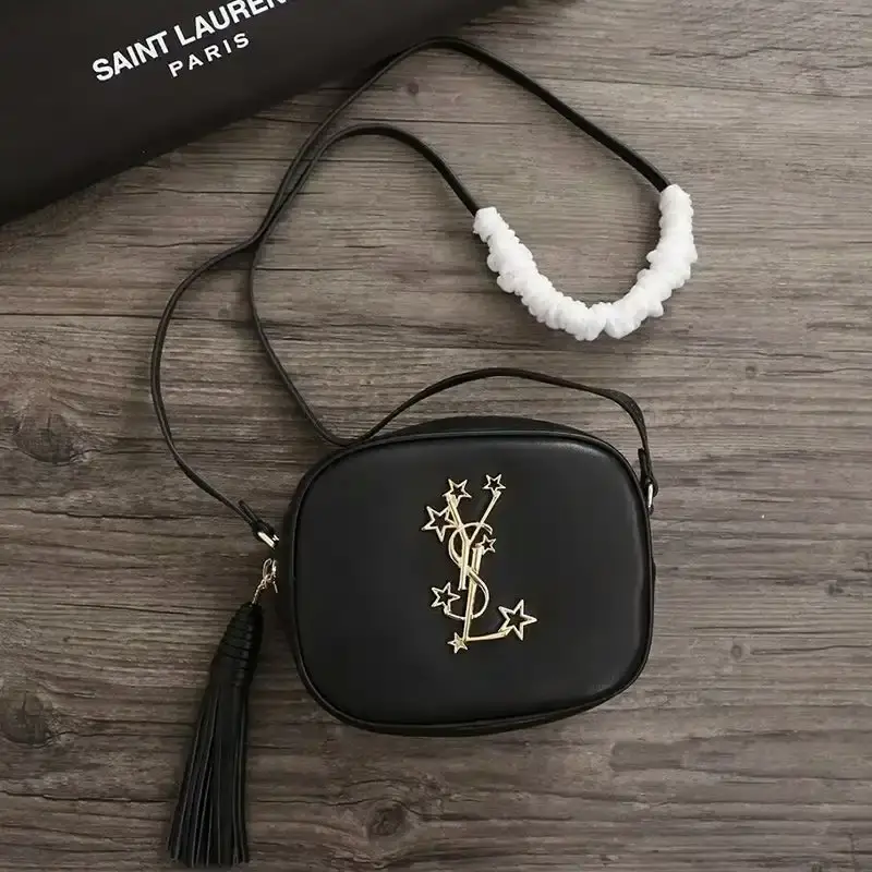 Saint Laurent Blogger Bag In Stars Studded Leather Black/Gold - YSL ...
